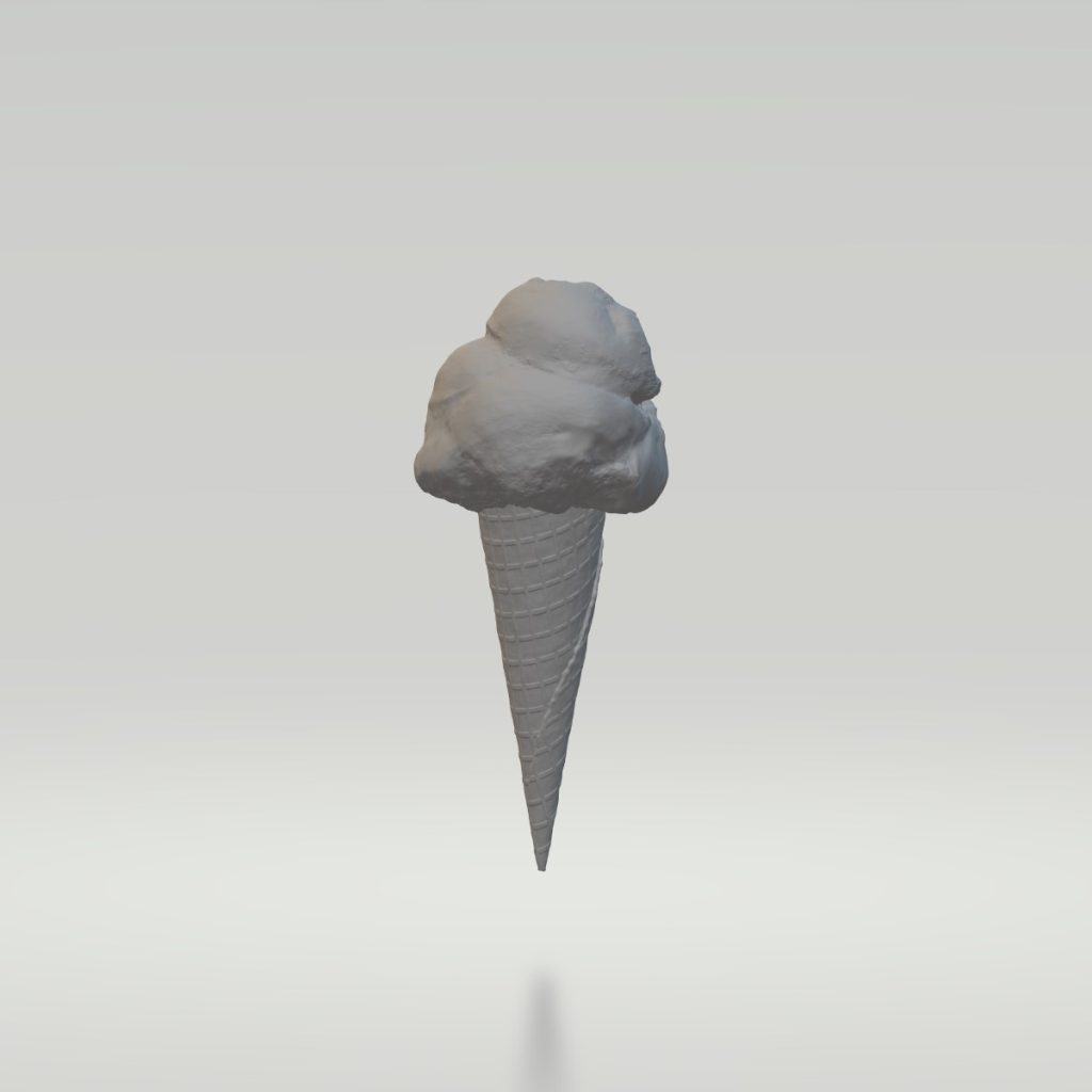 Realistic Ice-Cream Cone – Big Ideas 3D Printing and 3D File Specialists